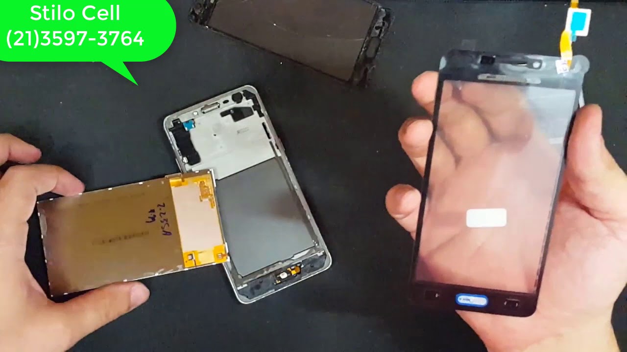 J2 Prime touch e display - YouTube