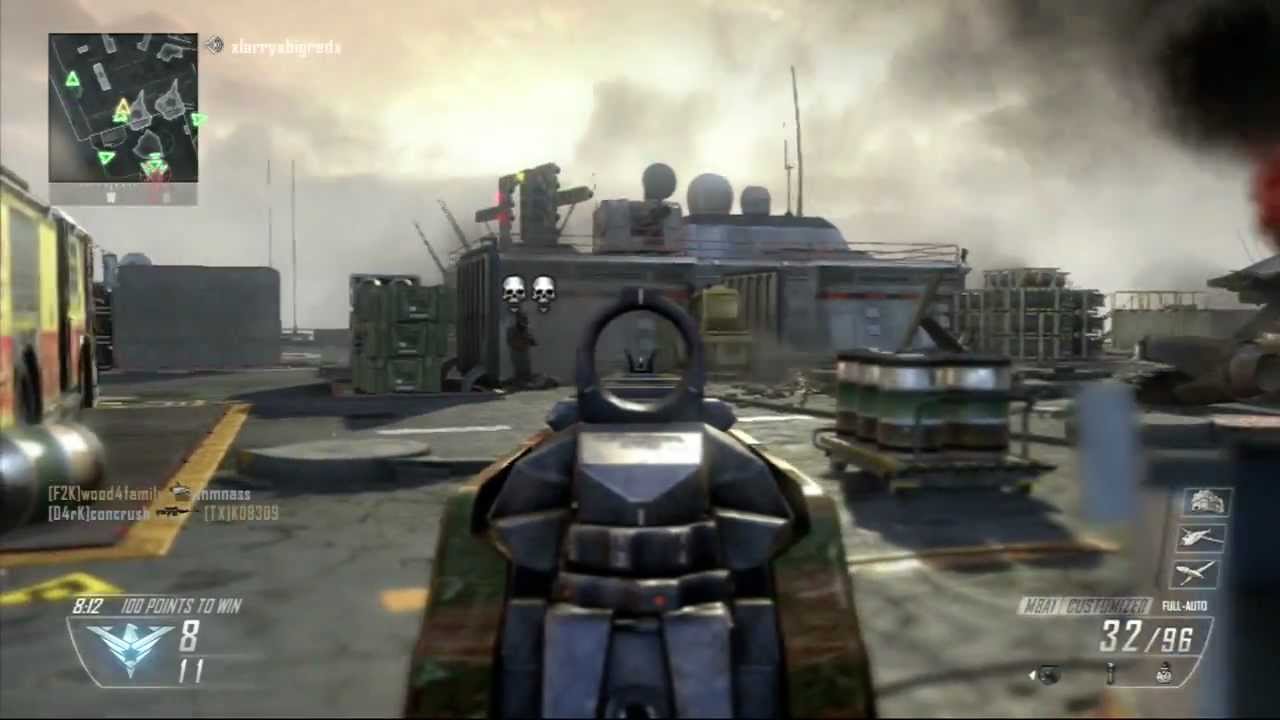 COD Black ops 2 Full auto M8A1 Gameplay - YouTube