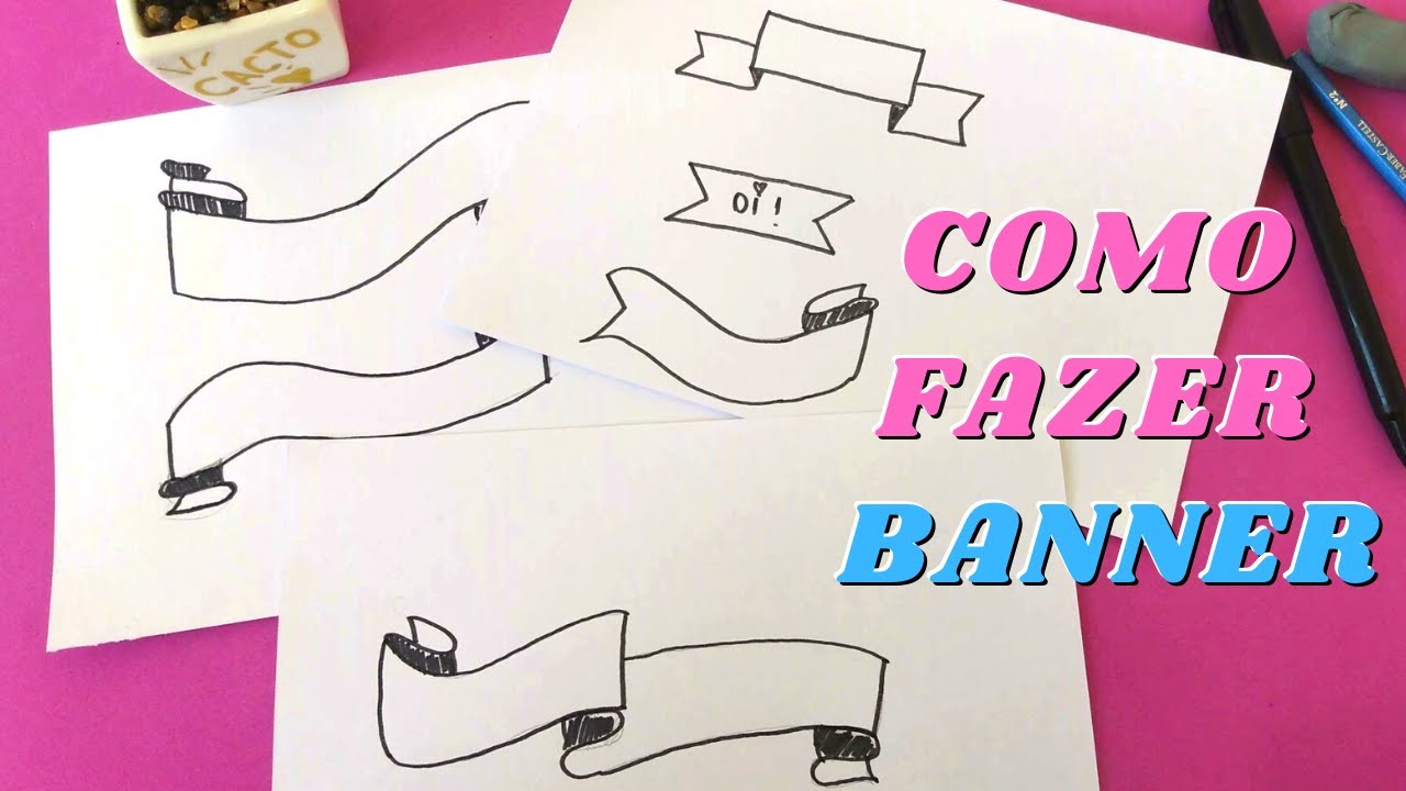 Como Fazer Banner - Lettering Para Iniciantes - YouTube
