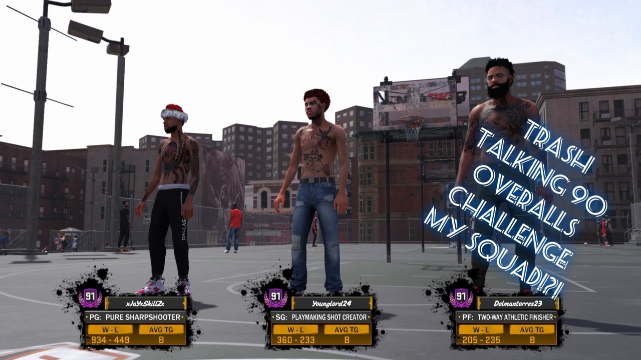 Nba 2k18 |Going against group of 90’s?| |1v1 against raging trash ...