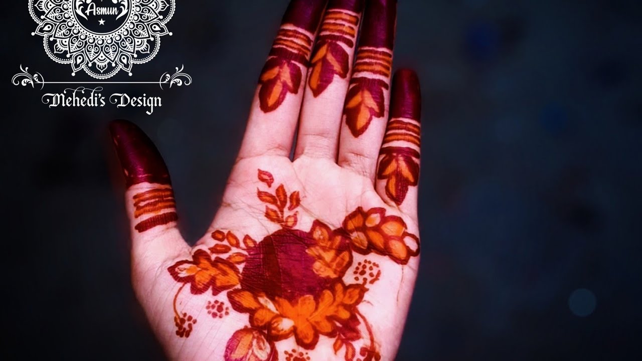 Multi-tone henna design || inspired by Meher's Henna|| 2021 - YouTube