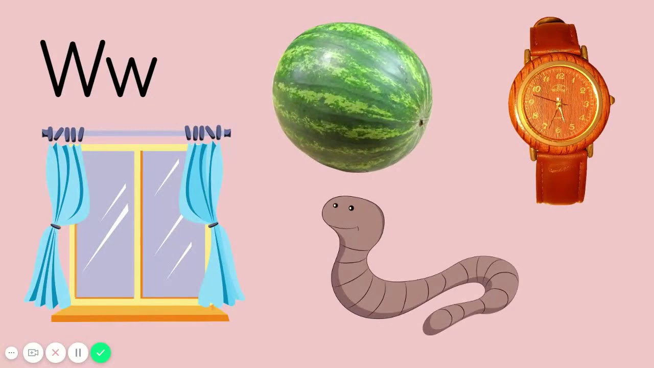 consonants Vv, Ww, Xx, Yy, Zz (lesson video) - YouTube