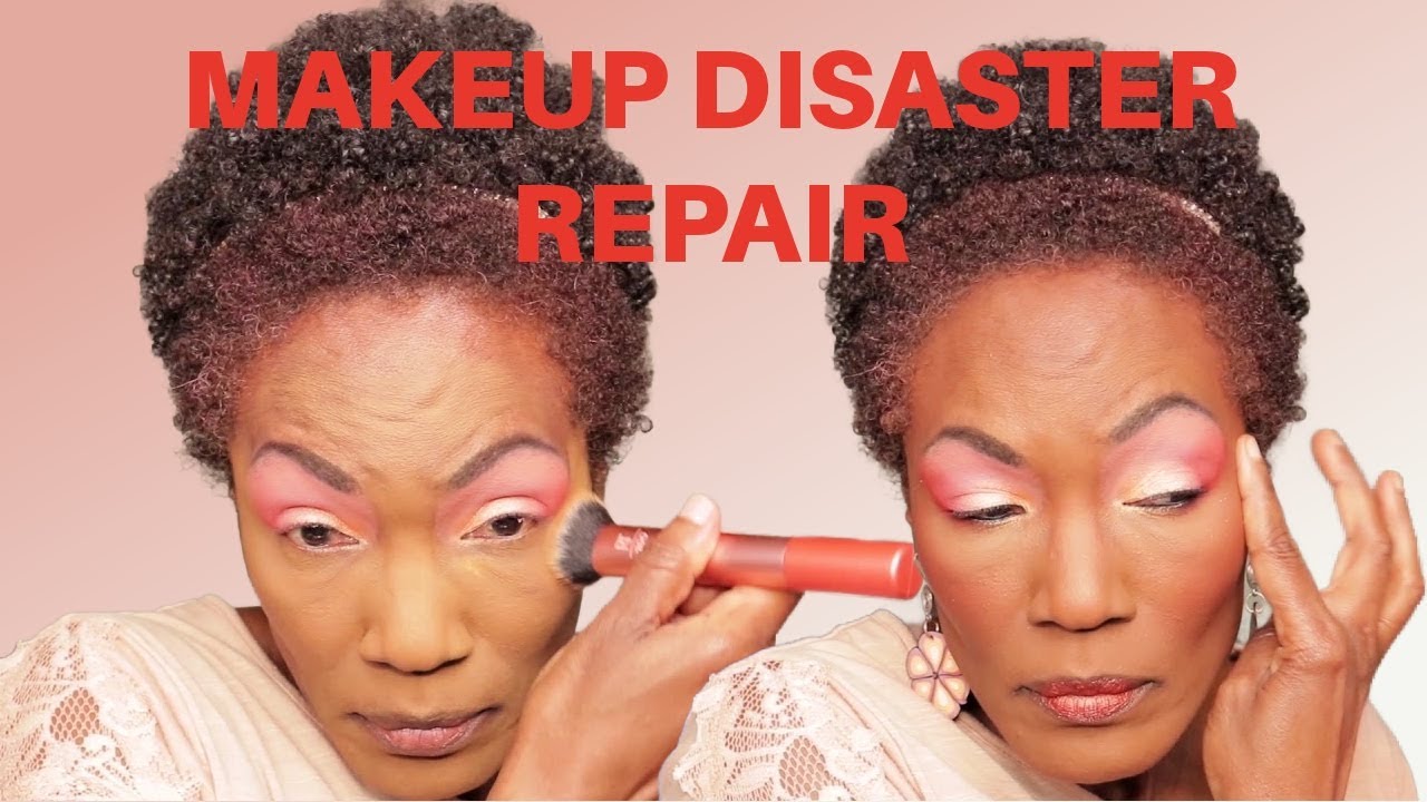 Wrong Powder Foundation Application \ Fixing a Makeup Disaster - YouTube