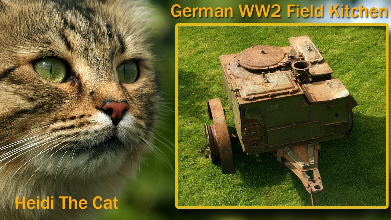 The Cat and the WW2 Field Kitchen - YouTube