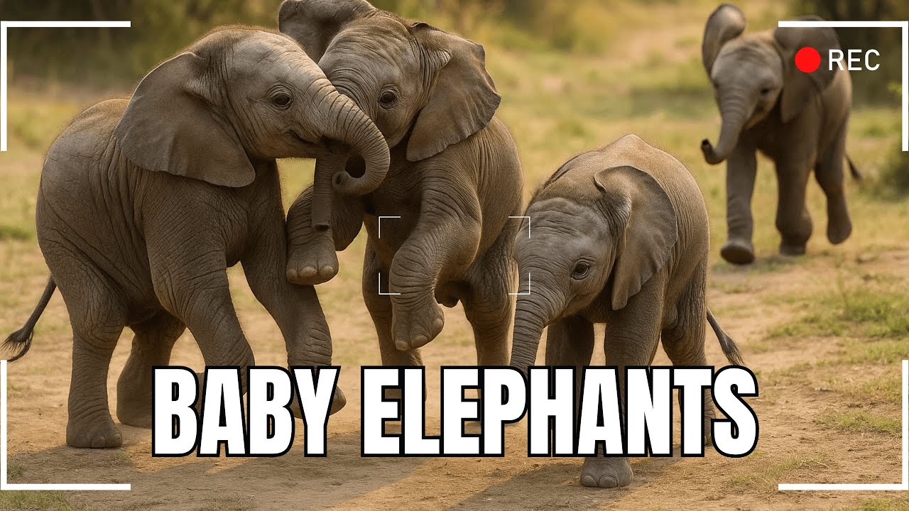 Funny Baby Elephants Playing & Falling 🐘💞 | Cutest Elephant Moments ...