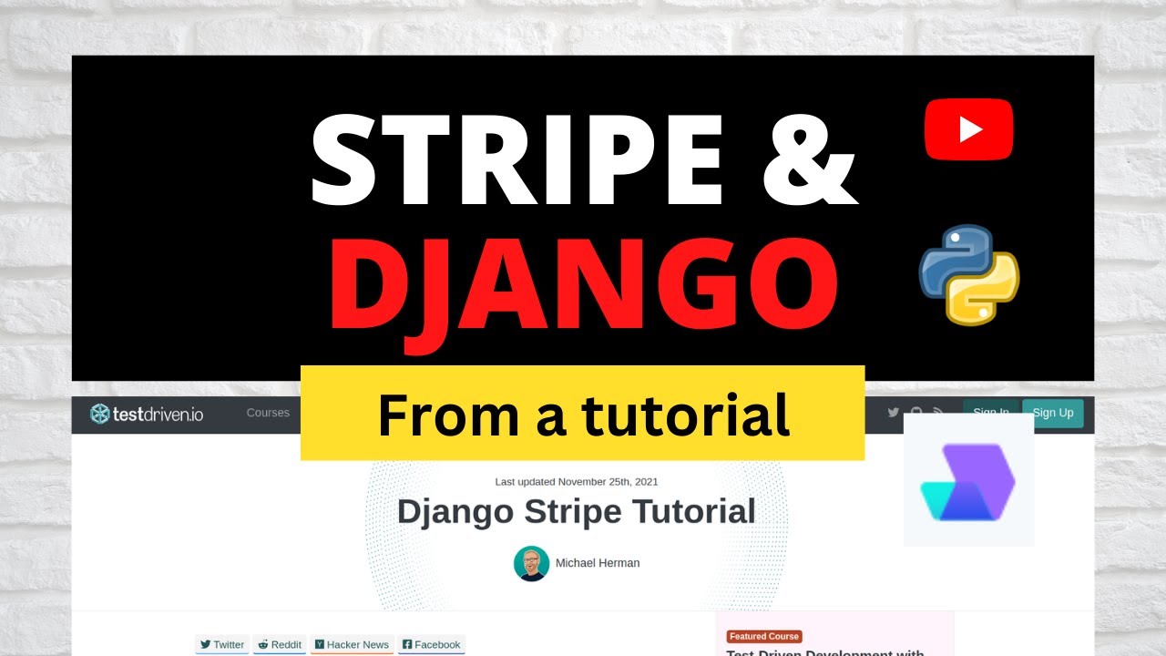 Django Stripe Checkout Sell Products Online Youtube