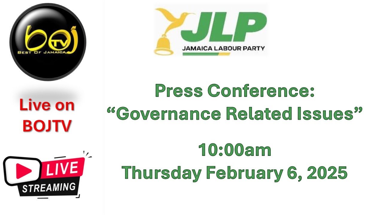 JLP Media Press Conference | Governance Related Issues - YouTube