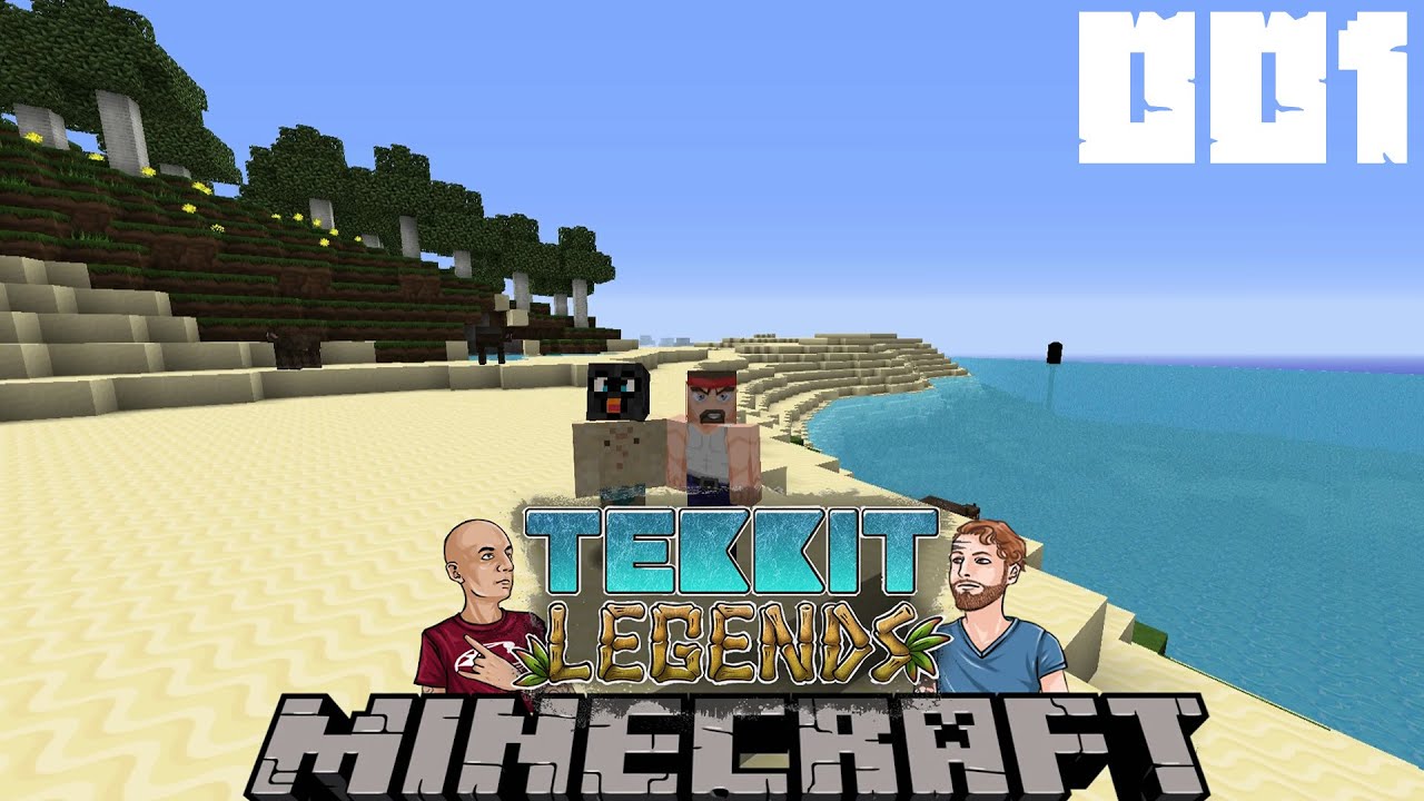 zurück in die Steinzeit - Let´s Play Minecraft Tekkit Legends #001 [60 ...