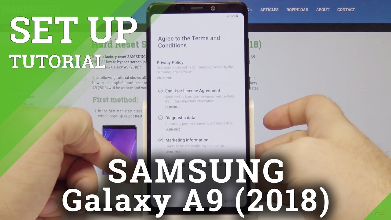 How to Set Up SAMSUNG Galaxy A9 2018 - Samsung’s Activation Process ...