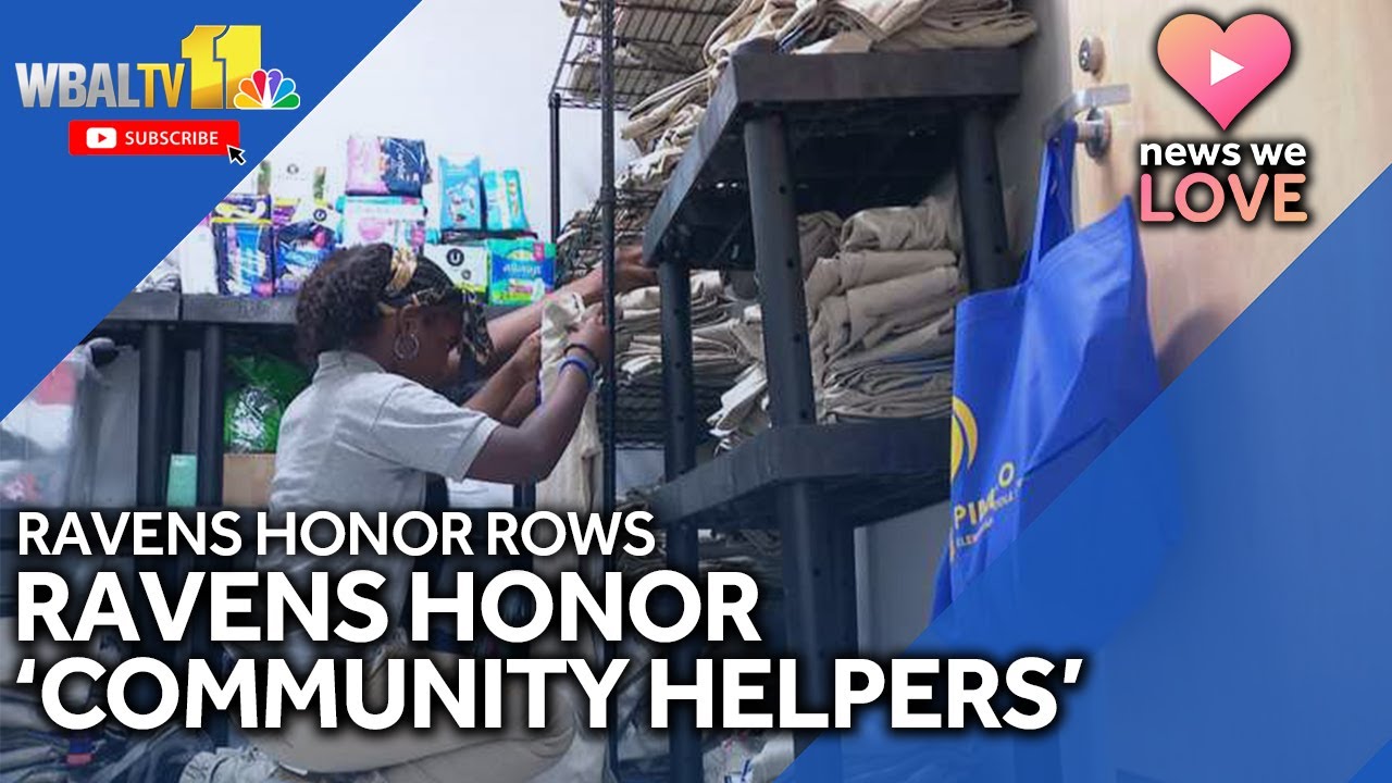Honor Rows: Ravens honor 'Community Helpers' at Pimlico Elementary ...