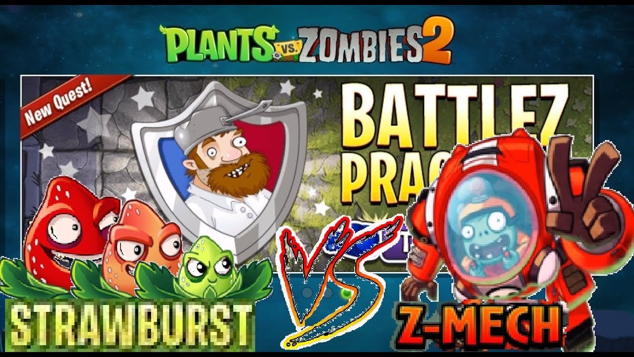 Plants vs Zombies 2 Battlez 1.6Mil Strawburst Practice Room Preview ...