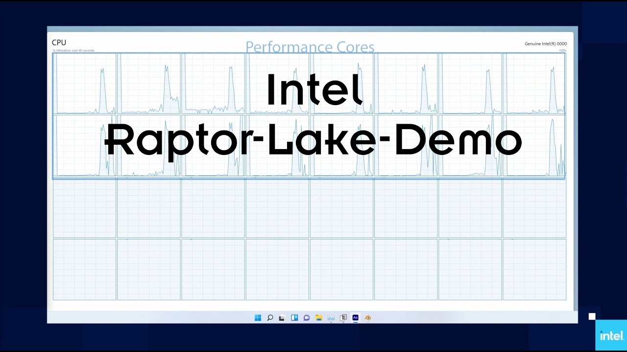 Nächst Core-Generation: Demo zu Raptor Lake - YouTube