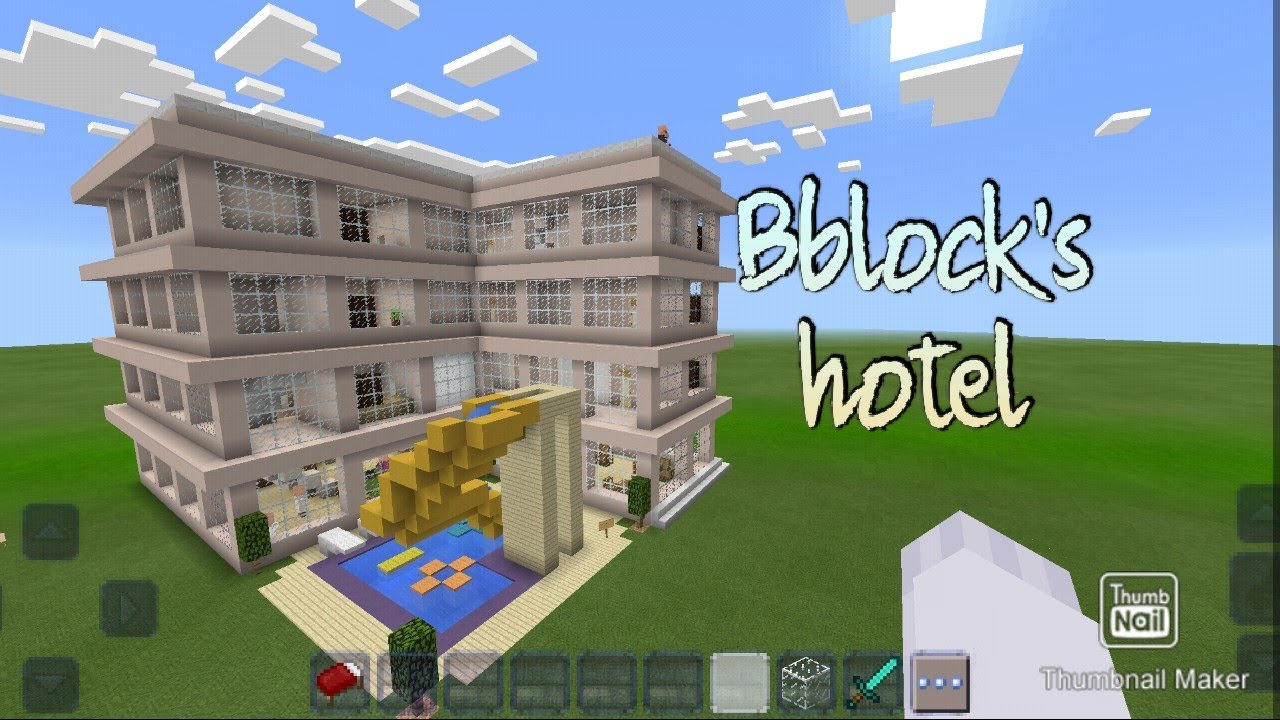 I Tried to Recreate Bblock's Hotel || Part 1 || Tour - YouTube