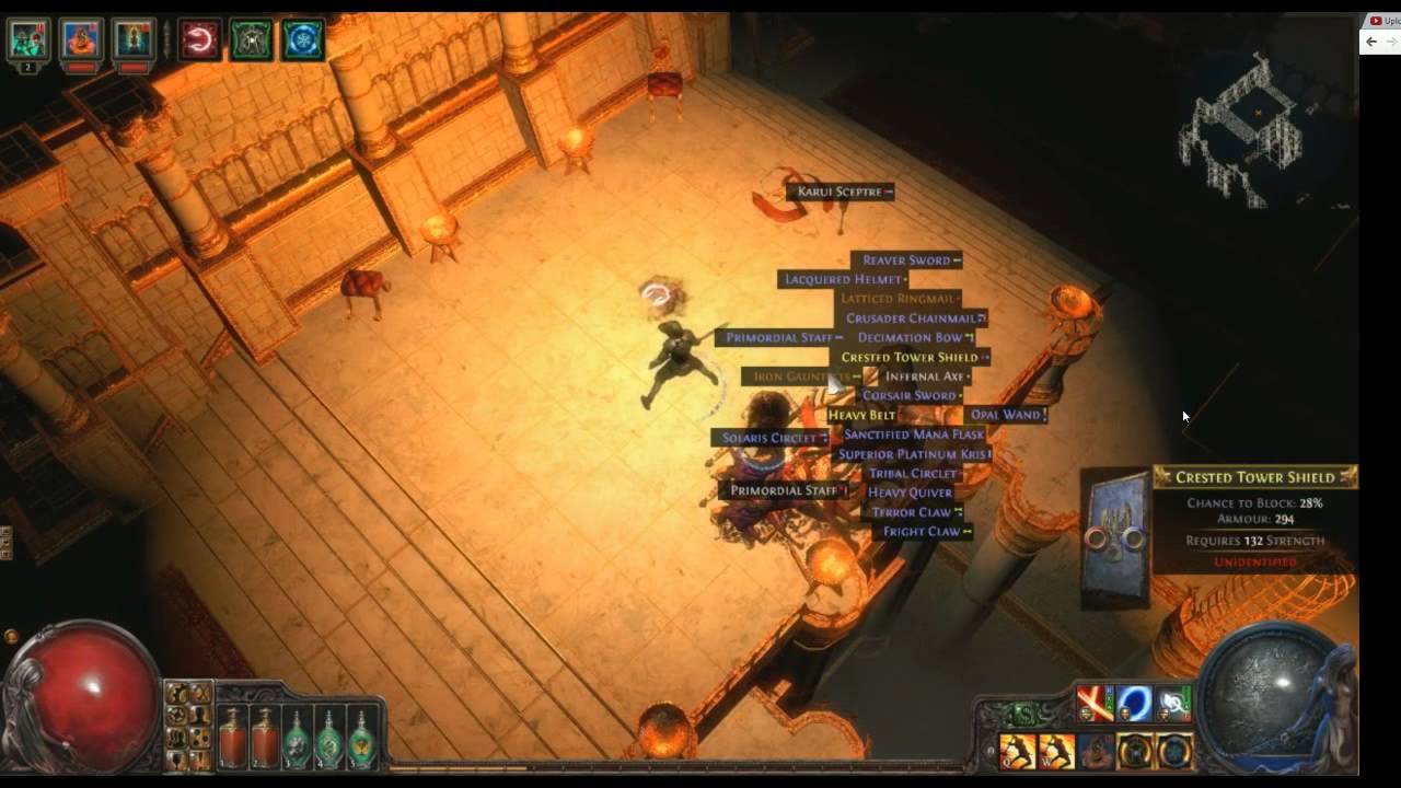 Path of Exile -- Double Unique Drop! - YouTube