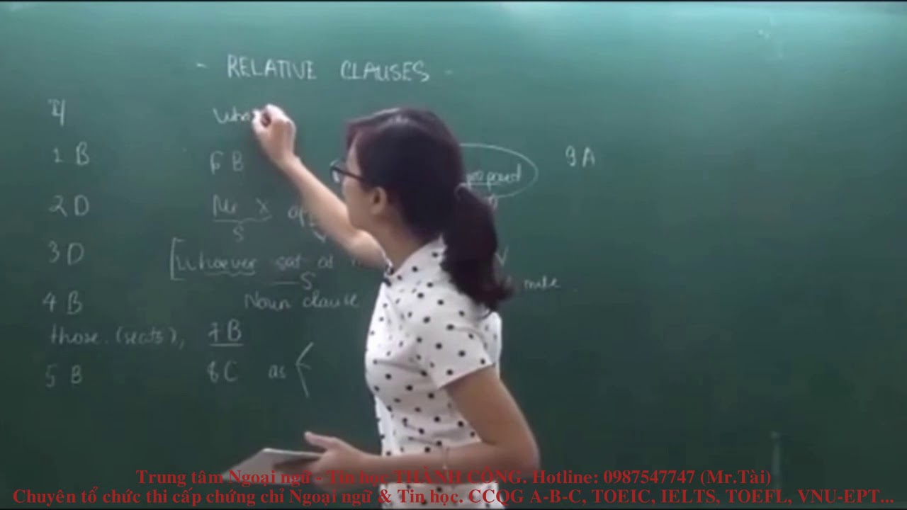 Part 5 Bài 8: Relative Clauses - Luyện thi Toeic cùng cô Mai Phương ...