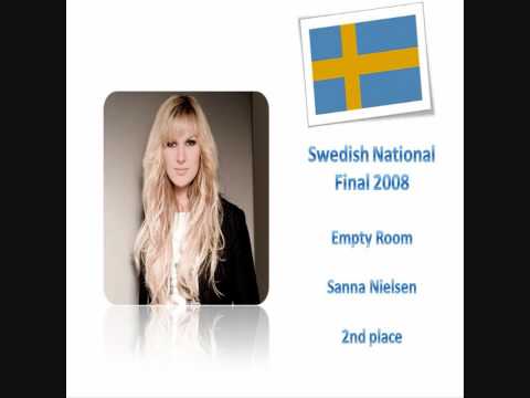 Melodifestivalen 2008 - Sanna Nielsen - Empty Room [with lyrics]