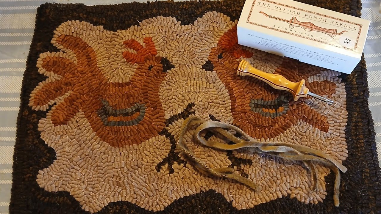 Primitive Rug Hooking or Punch Needle: What's The Difference? - YouTube
