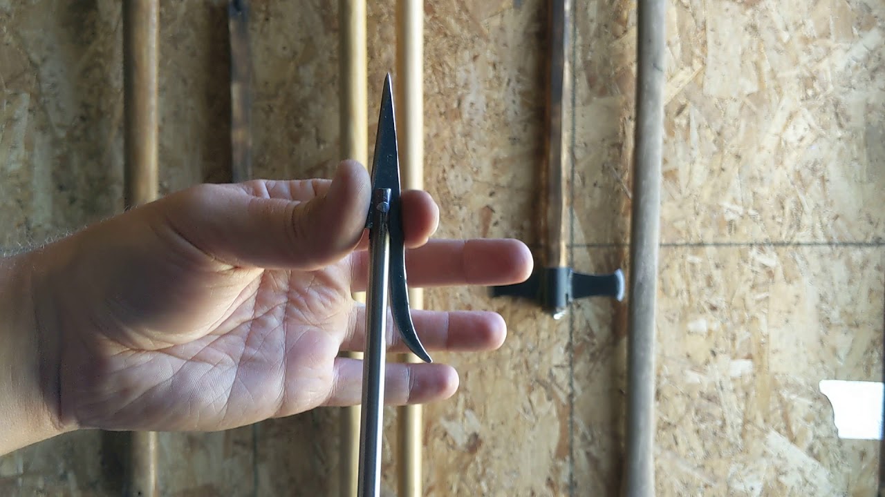 Homemade Innovative Mechanical Harpoon Tip - YouTube