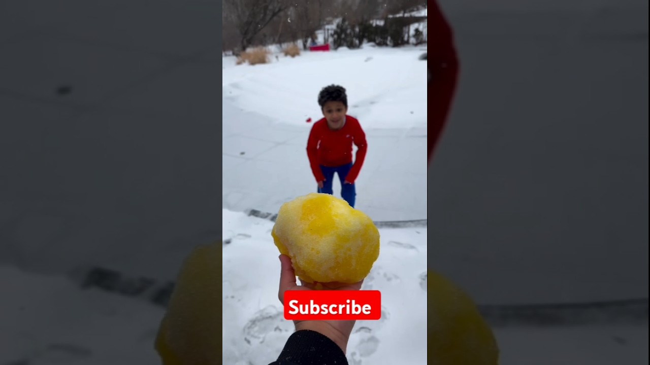 Orange Snowball Prank On My Brother #pranks - YouTube