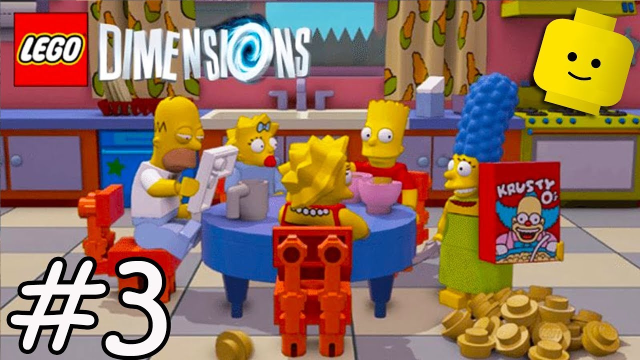 LEGO Dimensions Part 3: The Simpsons - PS4 Gameplay Walkthrough - YouTube