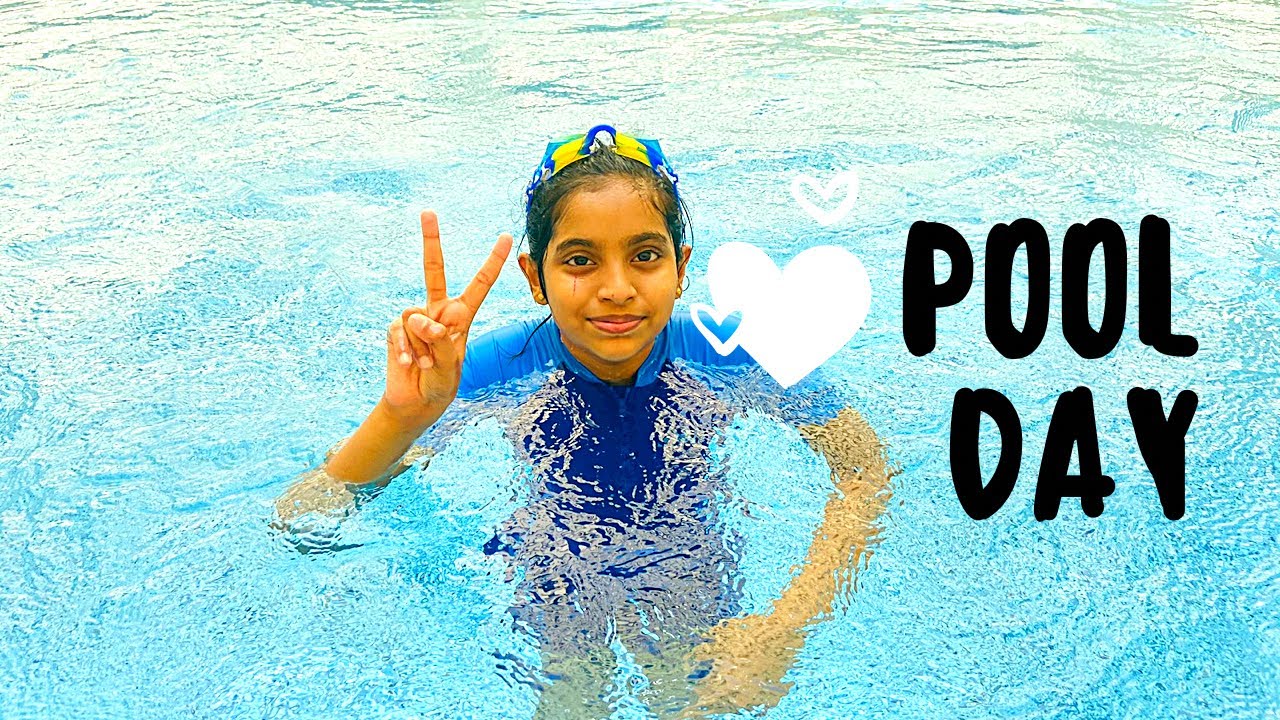 Pool day| Fun video | MinnUnni Vlogs| Summer fun - YouTube