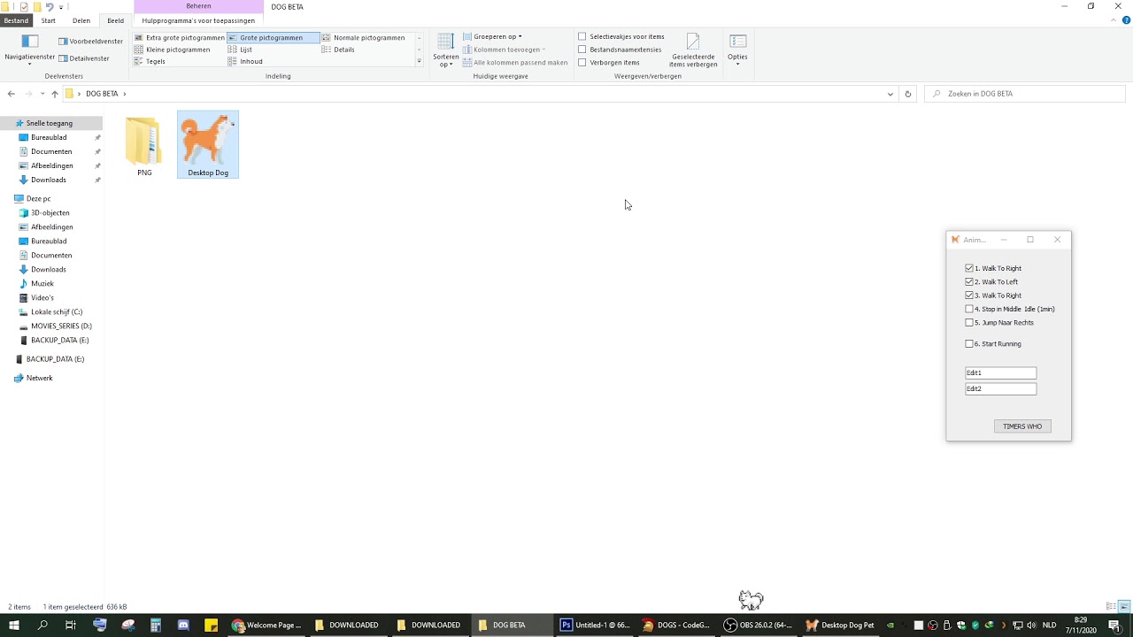 Dog Desktop Pet Example (1min) - YouTube