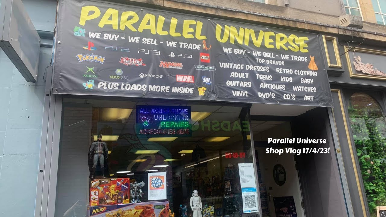 Parallel Universe Nottingham Shop Vlog 17/4/23 - YouTube