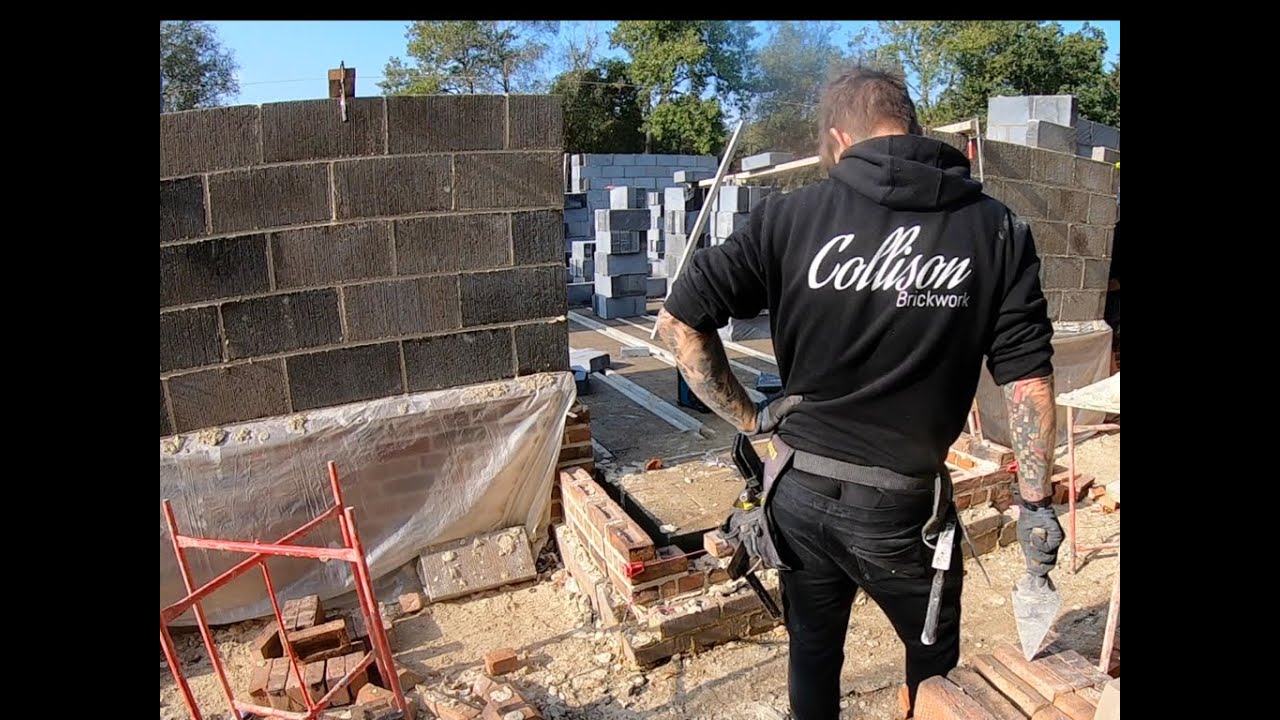 Bricklaying - Day 6 - Problems with the chimney! - YouTube