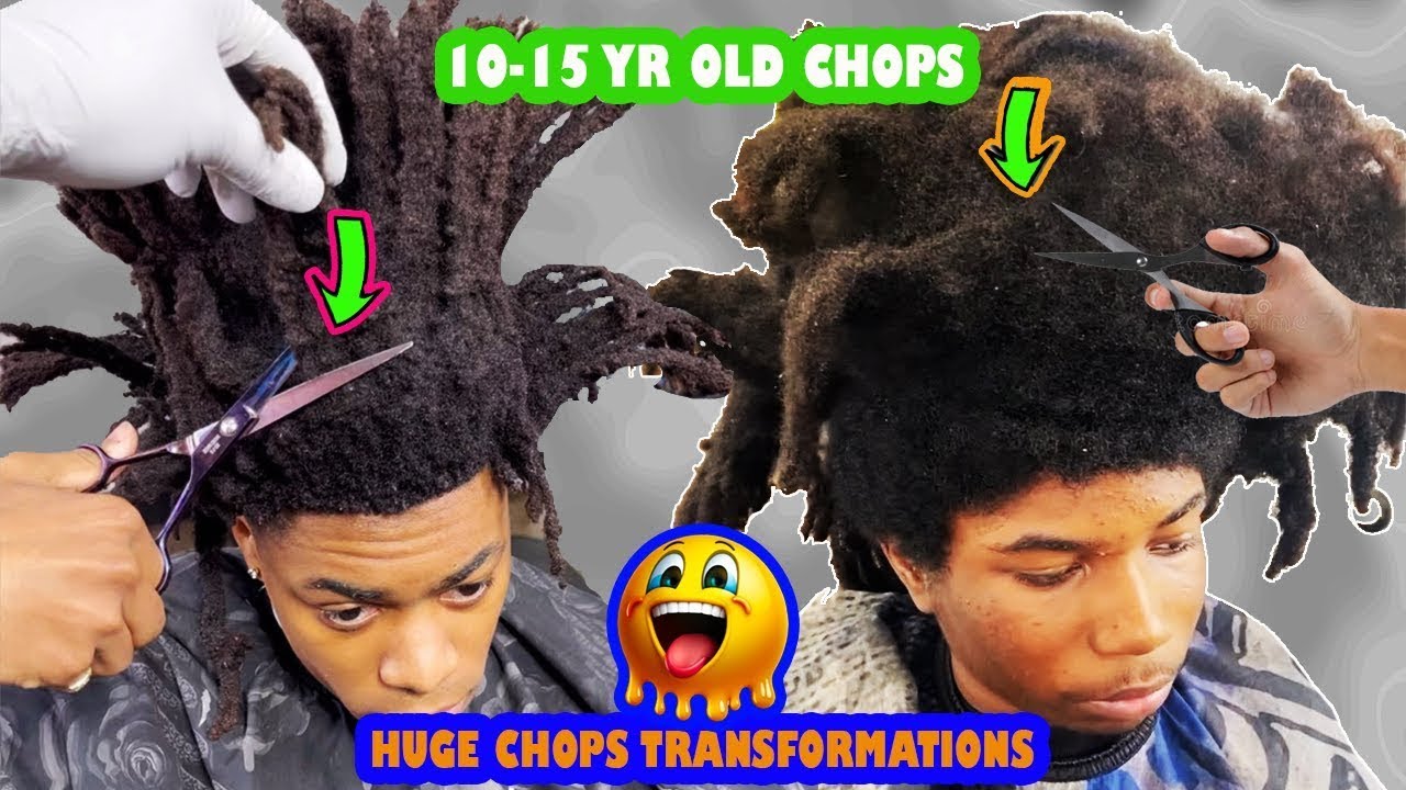 OMG 🙅🏾‍♂️10 TO 15 YEARS BIGGEST DREADS LOCKS HAIRSTYLES TRANSFORMATION ...