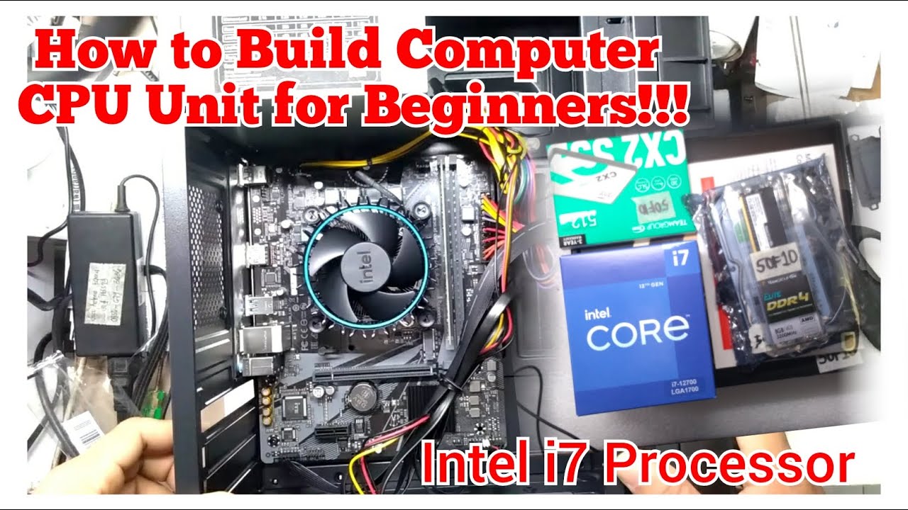 How to Build Computer CPU Unit for Beginners!!! - YouTube