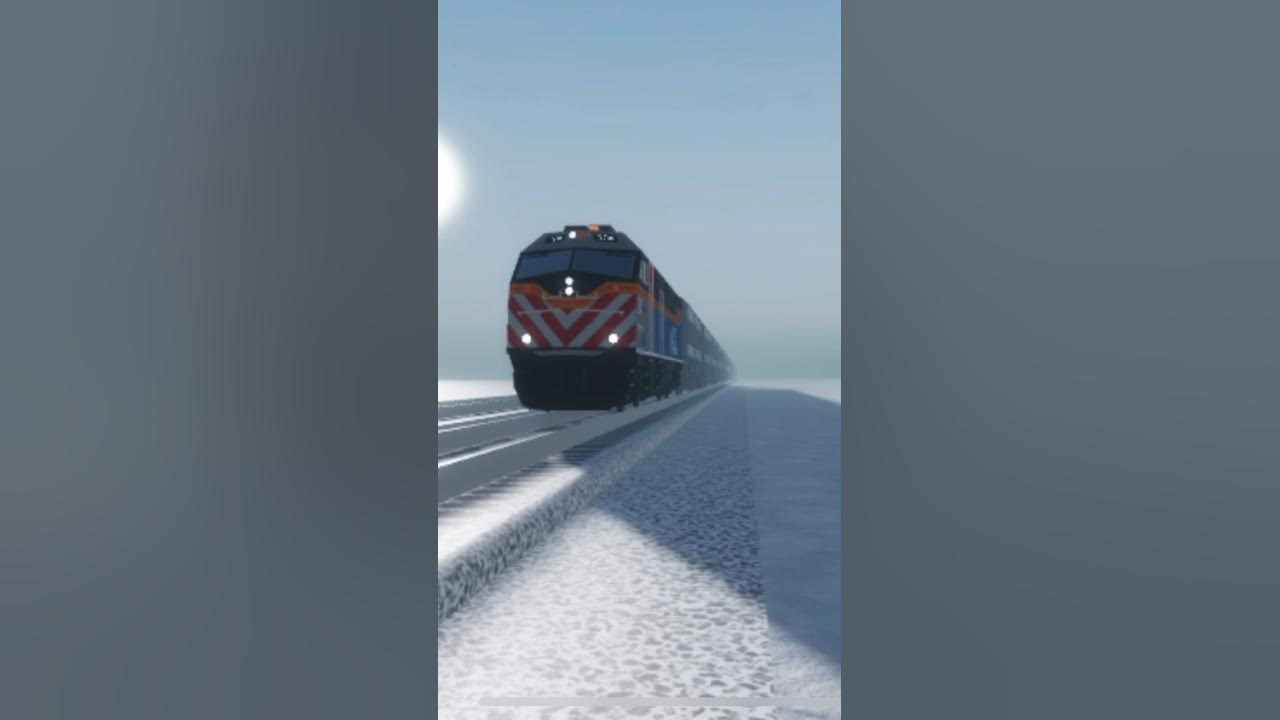 Roblox Metra Train flying - YouTube