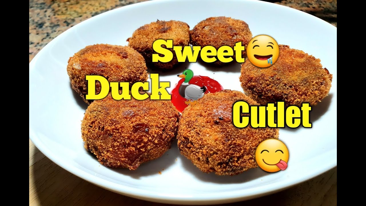 Sweet Duck Cutlet/Sweet potato duck cutlet/easy duck cutlet - YouTube