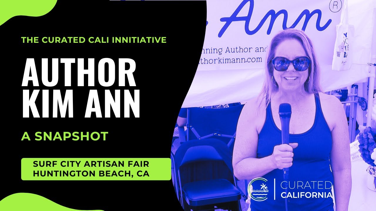Author Kim Ann Surf city Artisan Fair HB Pier Plaza - YouTube