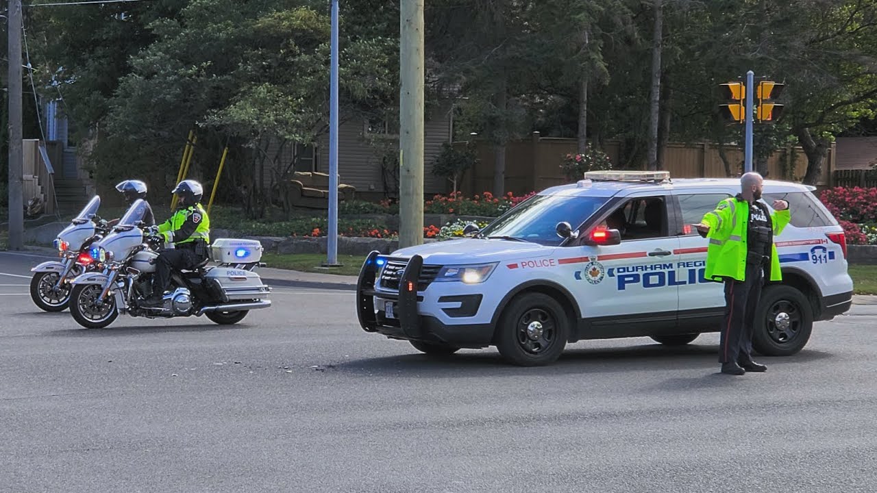 [Rare Units] Durham Regional Police Responding And Assisting Marathon ...