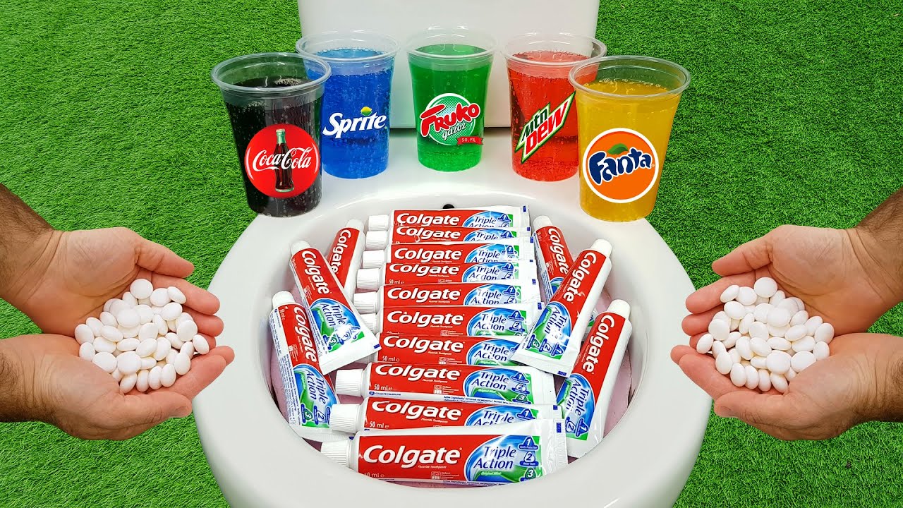 Colgate Toothpaste VS Coca Cola Zero, Fanta, Mtn Dew, Fruko, Sprite and ...