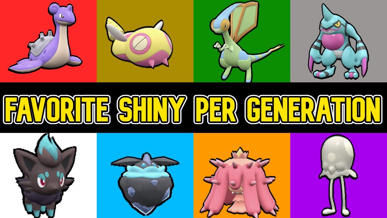 Catching My FAVORITE Shiny from Every Generation | Shiny Pokemon ...