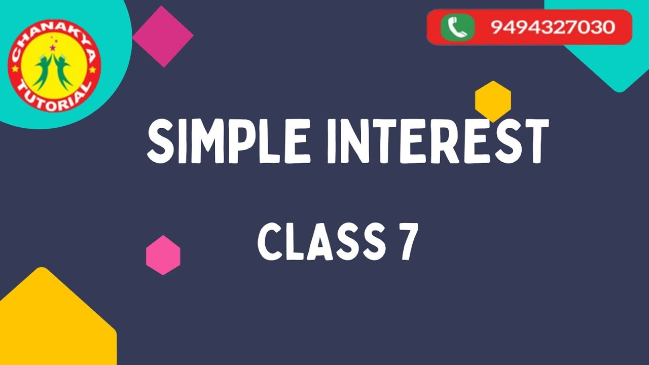 Grade 7 Simple Interest L3 - YouTube
