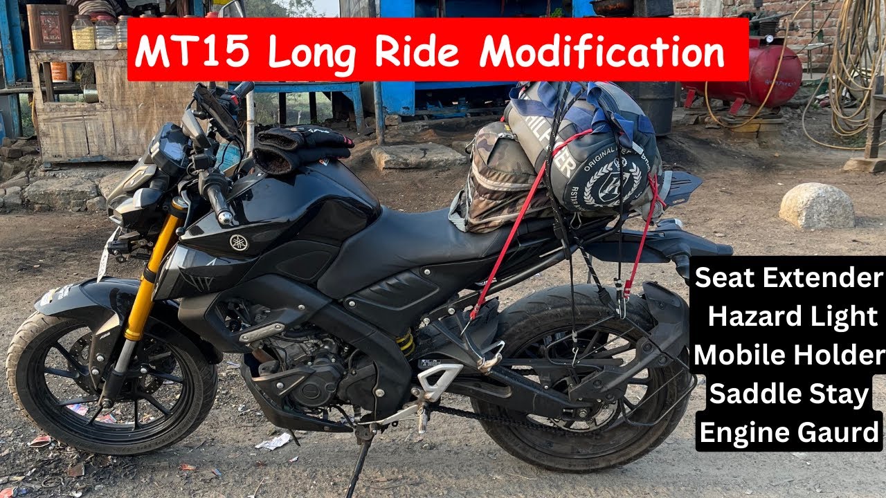 MT15 Long Ride Modification || #mt15 - YouTube
