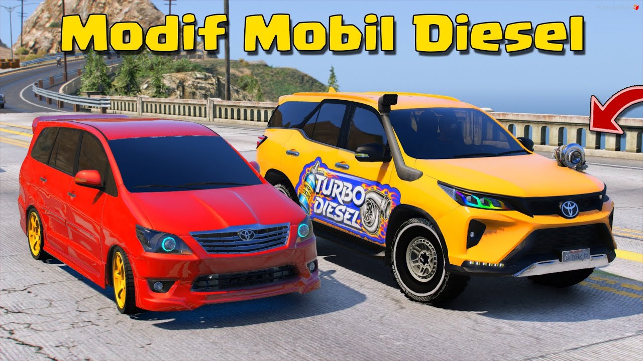 MODIFIKASI MOBIL DIESEL JADI KECE DAN CUMI DARAT DI GTA 5 - YouTube