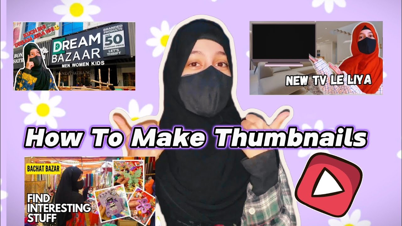 Vlog Thumbnail Kaise Banaye | How To Make YouTube Thumbnails | Capcut ...