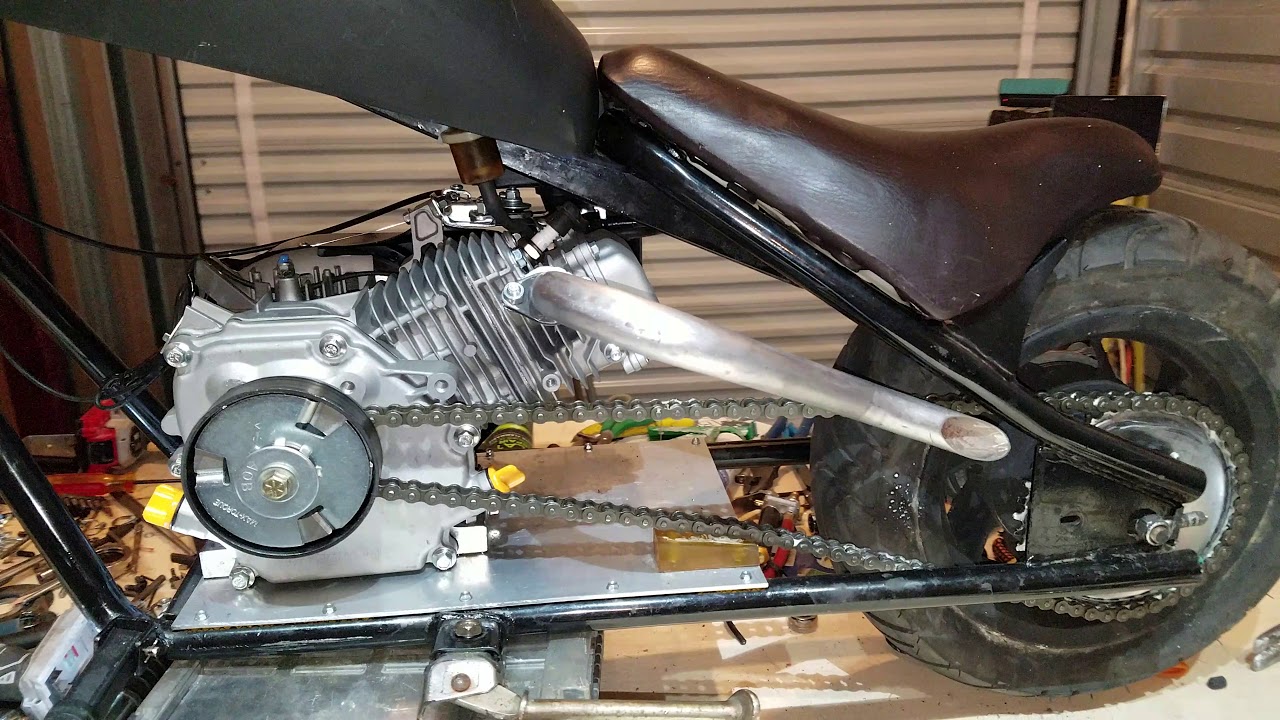 Predator 212cc mini chopper build ready to test. I think - YouTube