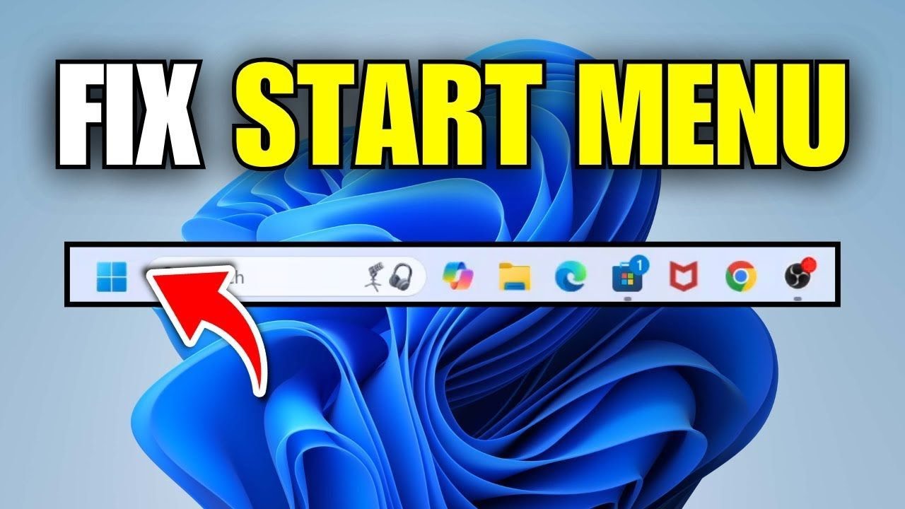 How To Fix Start Button Not Working In Windows 11 (2025) - YouTube