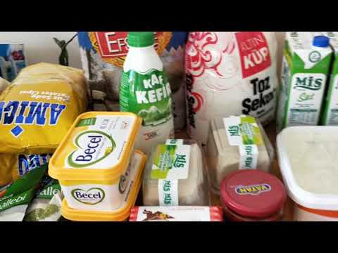 Virüskorkusu#Corona#FİYATLAR UÇMUŞ 😲700TLMARKET ALIŞVERİŞİ TÜRKİYE'DE 🇹🇷 EŞİME ALMADAN GELME DEDİ