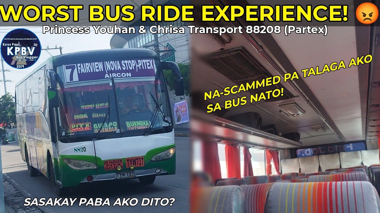 WORST BUS RIDE EXPERIENCE! 😡😡😡 || Onboard Princess Youhan & Chrisa ...