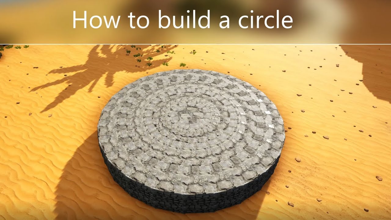 Ark Survival Evolved How to build a circle GPZ WoodlandsArk - YouTube
