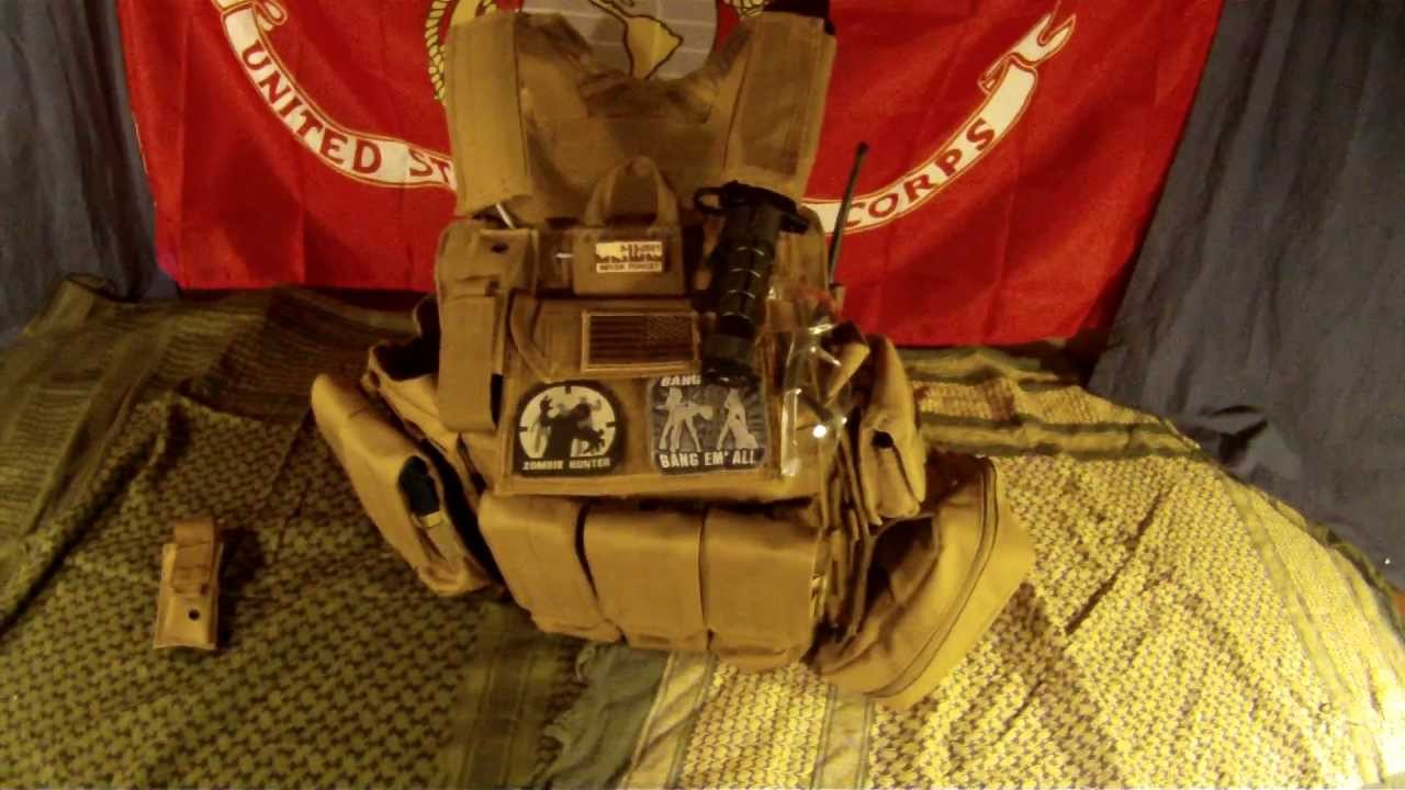 USMC C.I.R.A.S. Type Force Recon Tactical Vest (w/ Full Pouch System ...