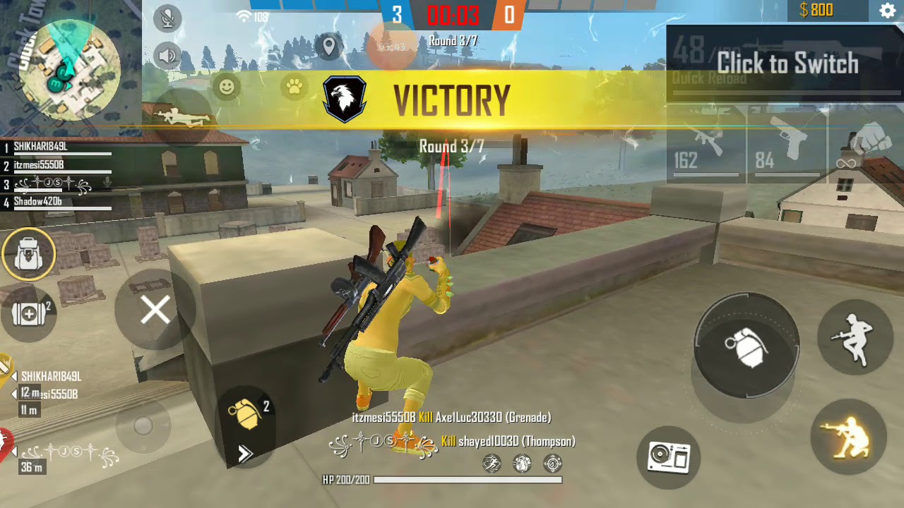 Clash Squad Rank ff Gameplay - YouTube