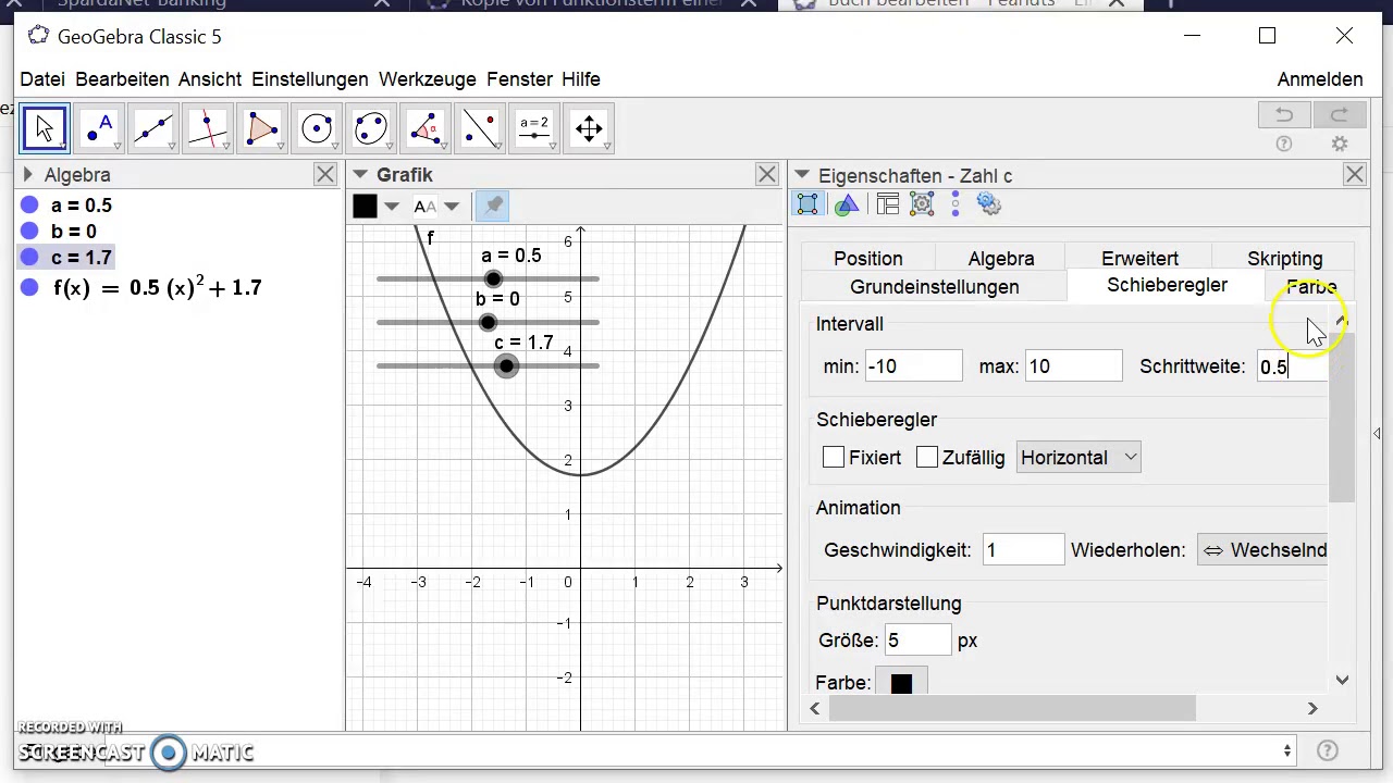 Funktionsterm einer quadratischen Funktion - YouTube