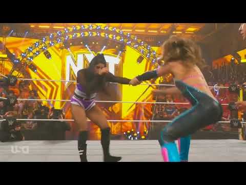 WWE NXT YULISA LEON & VALENTINA FEROZ VS ELEKTRA LOPEZ & LOLA VICE 08/01/23