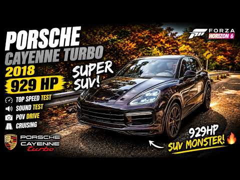 Porsche Cayenne Turbo 2018 - 929HP – Super SUV Beast! 🔥 | Forza Horizon 6